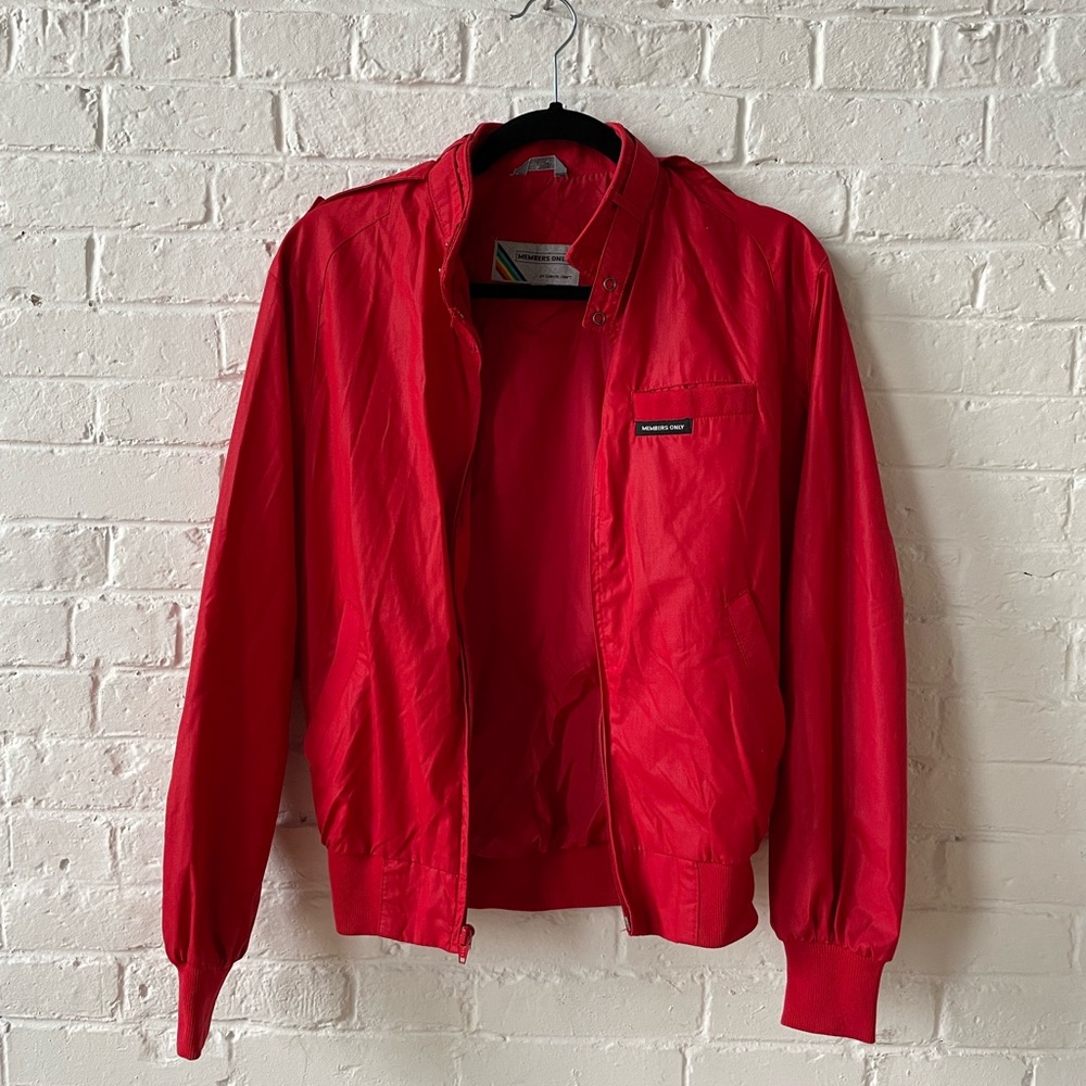 Red Members Only Jacket - Gem